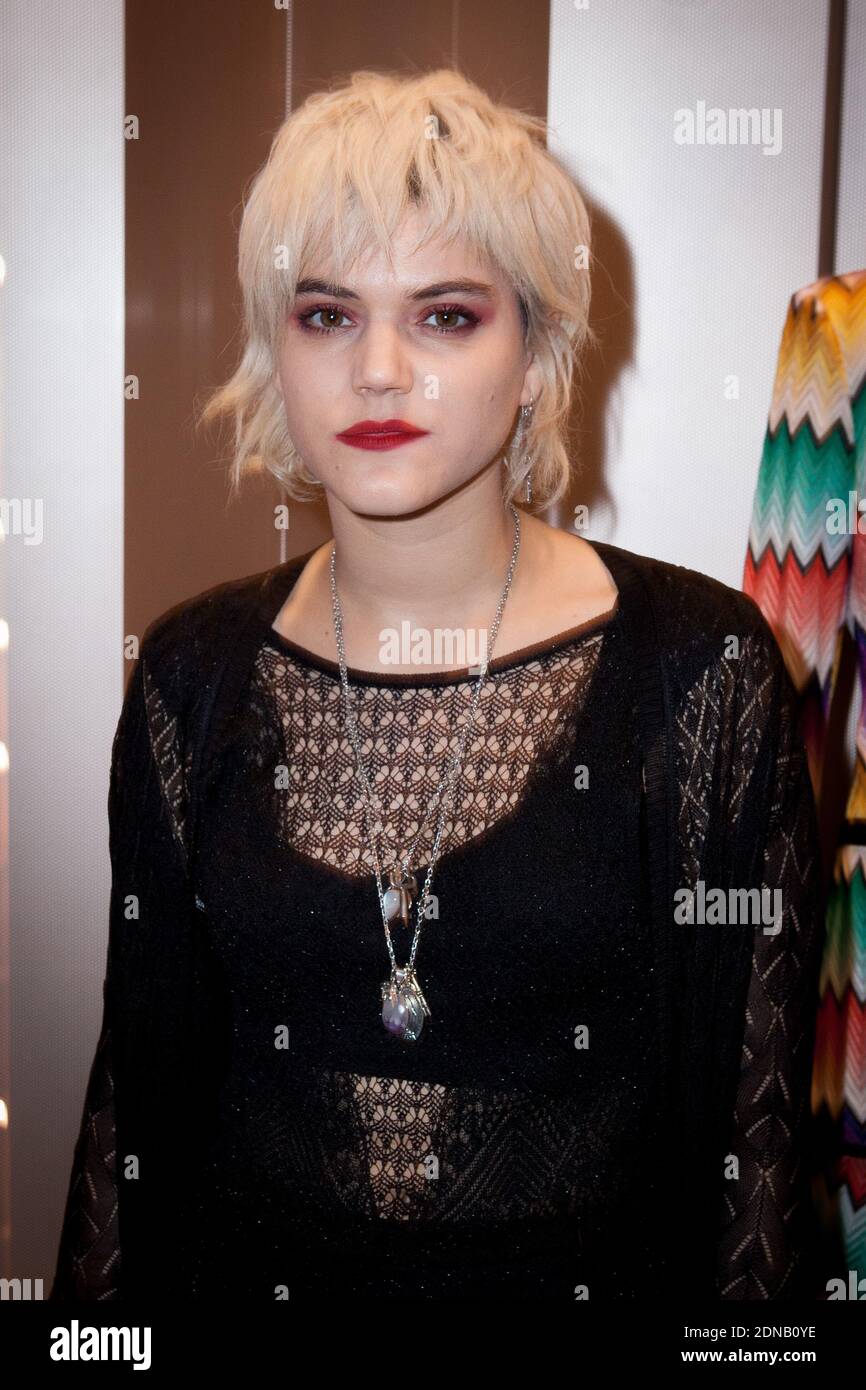 Soko attending the Missoni New Store opening party, Rue Saint Honore ...