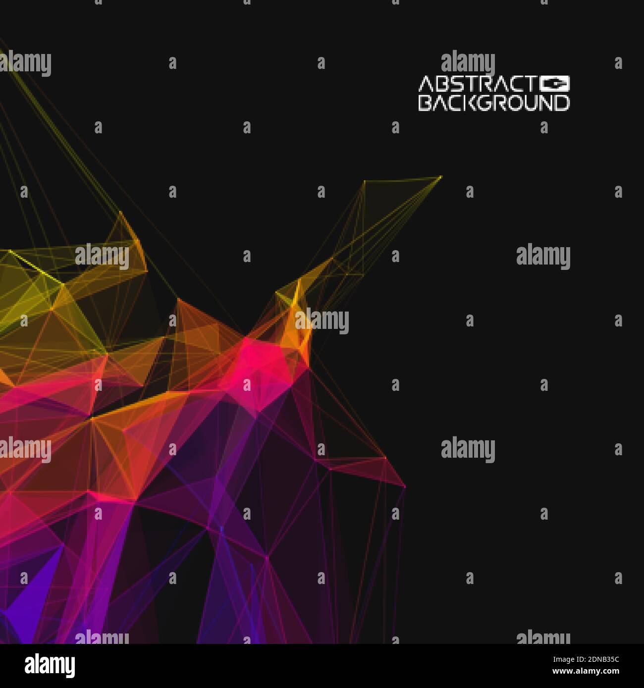 Colorful Data Abstract Infographic Data Sorting Color Flow Bigdata Abstract Plexus Vector