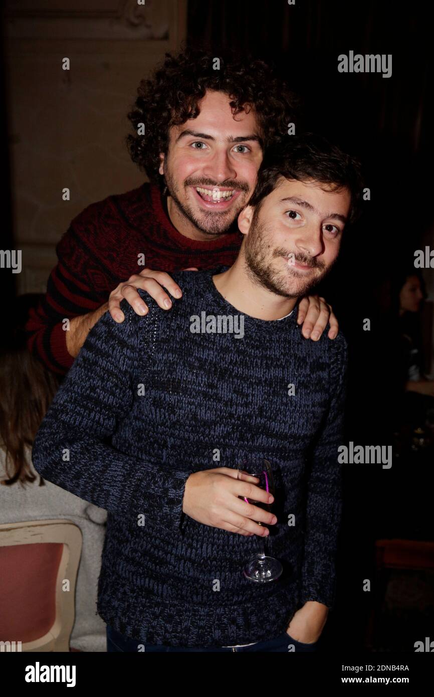 Maxime Musqua and Ugo Marchand attending Reebok party held at 'Cafe ...