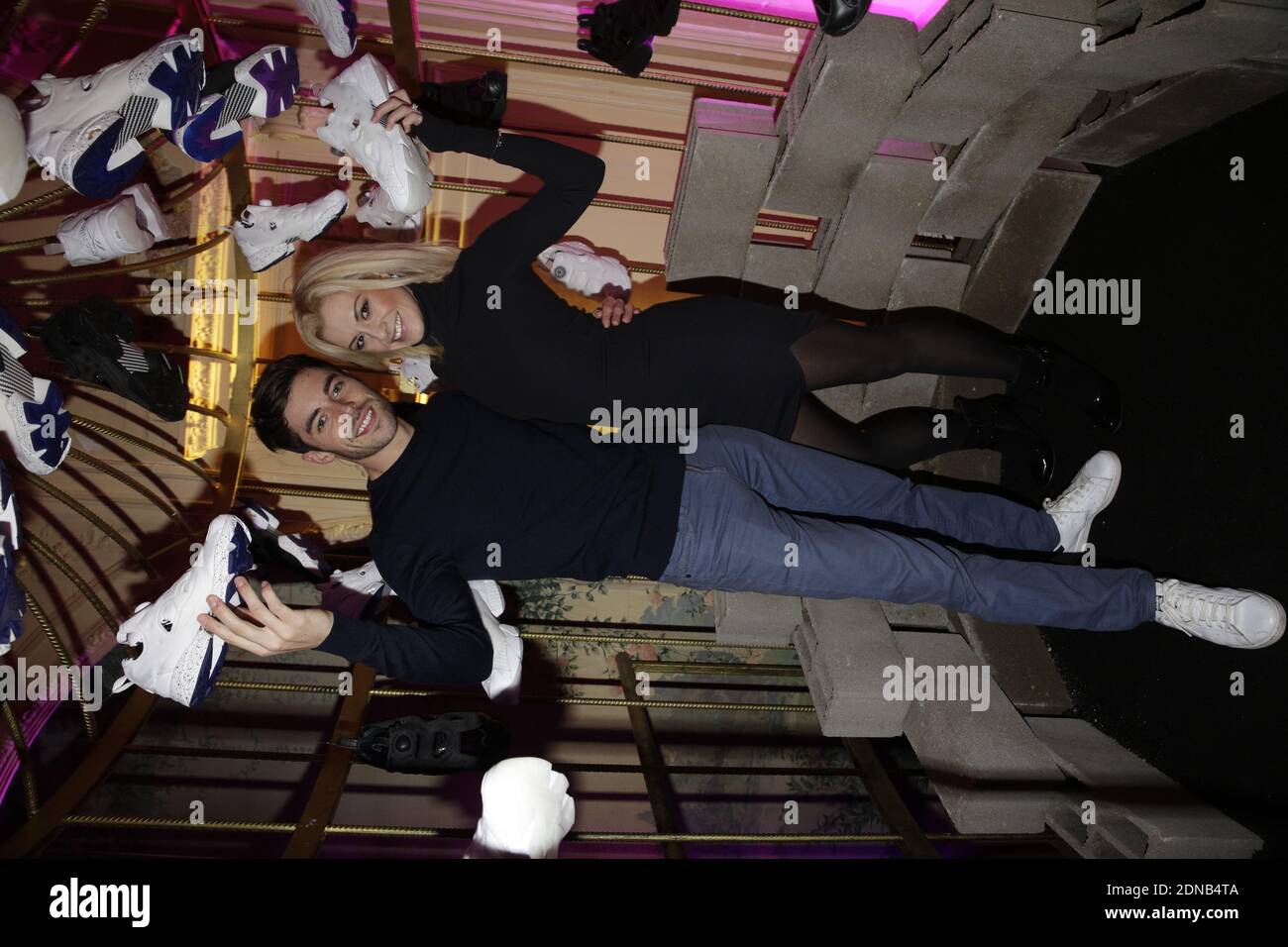 Katrina Patchett and her boyfriend Valentin D'Hoore attending Reebok ...