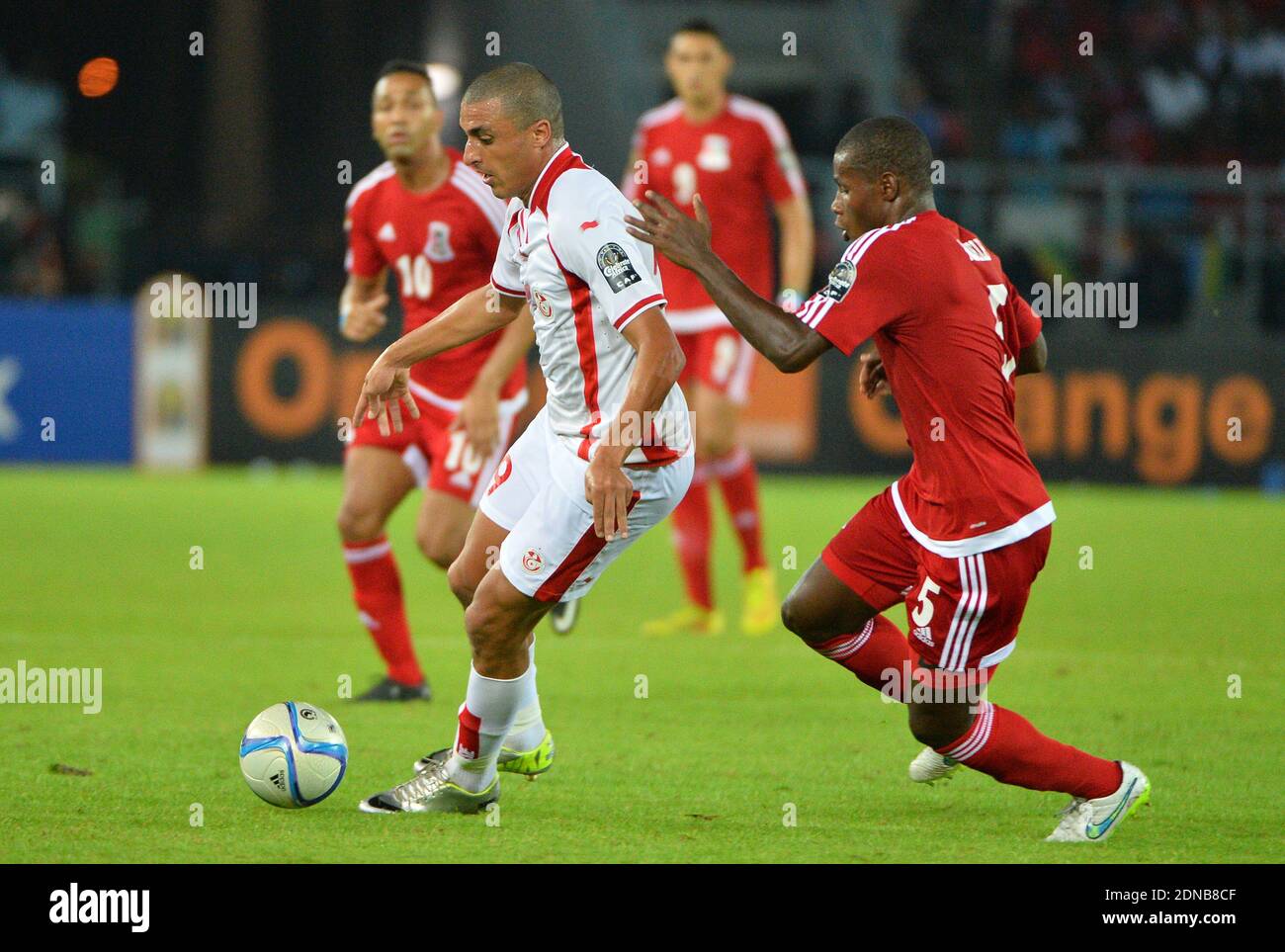 During the 2015 Orange Africa Cup of Nations Quart Final soccer match ...