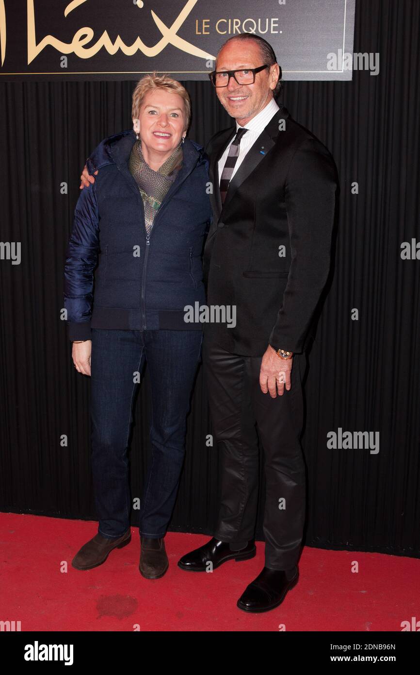 Elise Lucet and Alain Pacherie attending Ceremony of "Festival Mondial ...