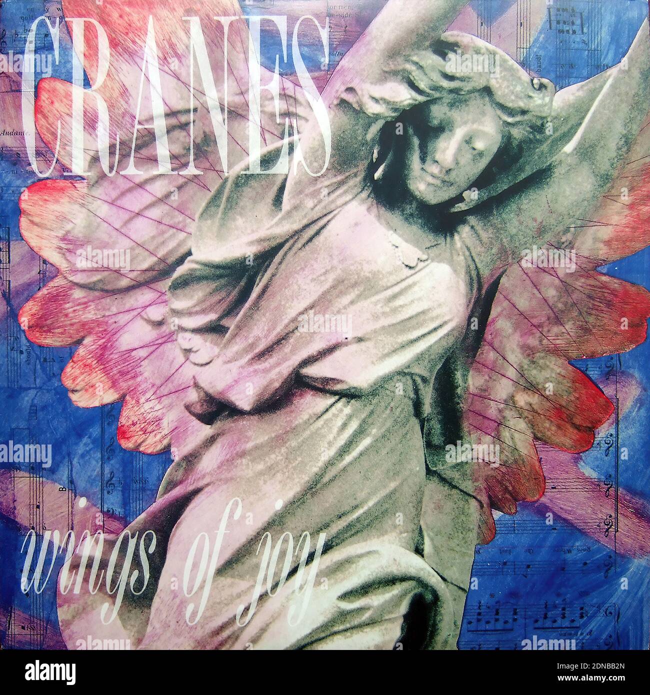 Cranes - Wings Of Joy - Vintage vinyl album cover Stock Photo - Alamy