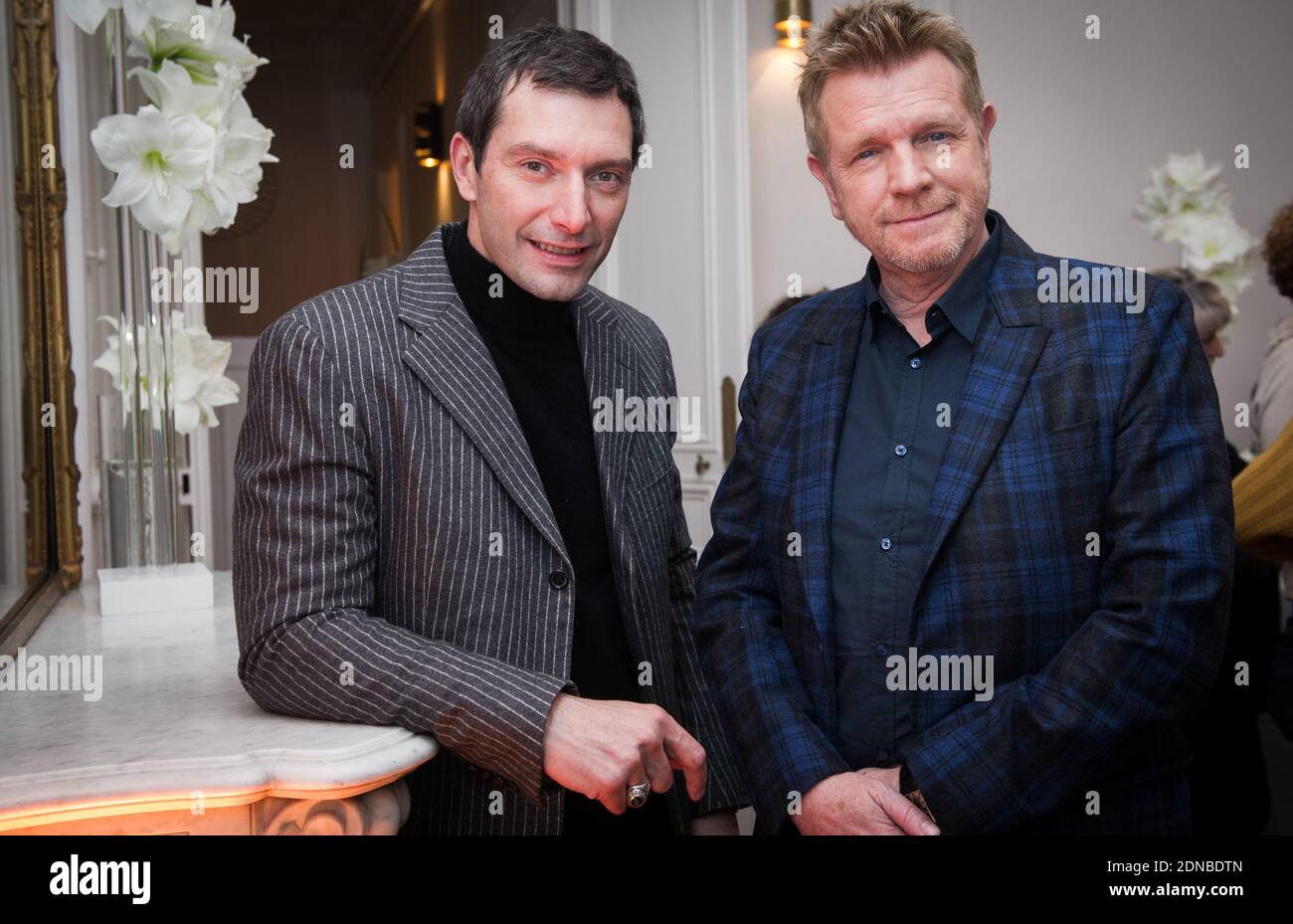 Frank Simonin attending the Section de Recherches party held at the ...