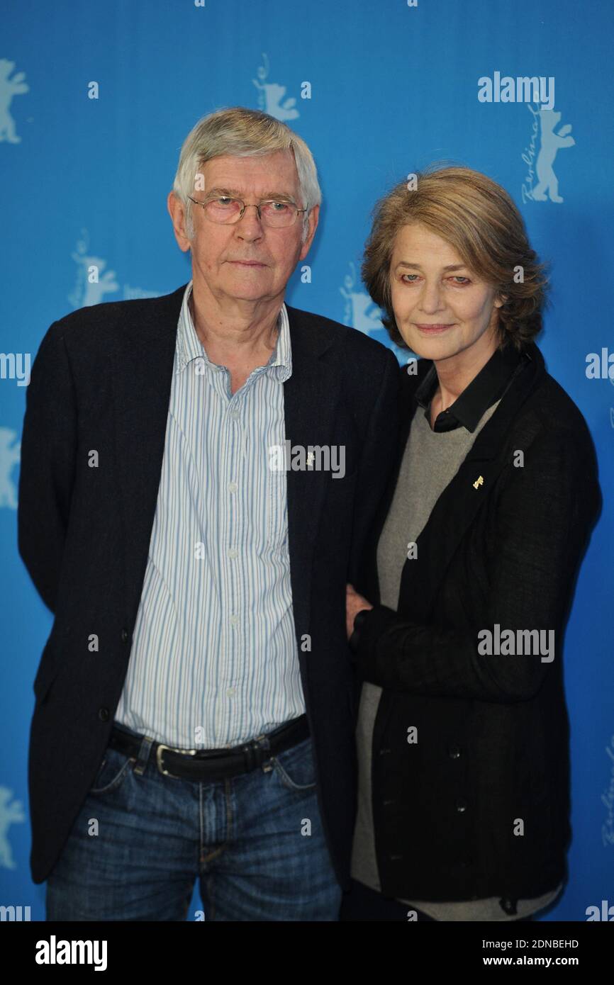 Tom Courtenay and Charlotte Rampling attending the '45 Years' photocall ...