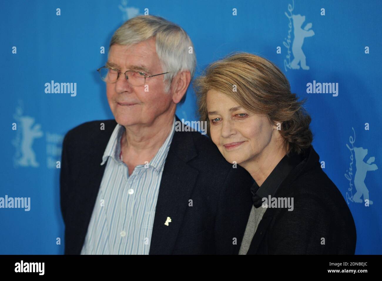 Tom Courtenay and Charlotte Rampling attending the '45 Years' photocall ...