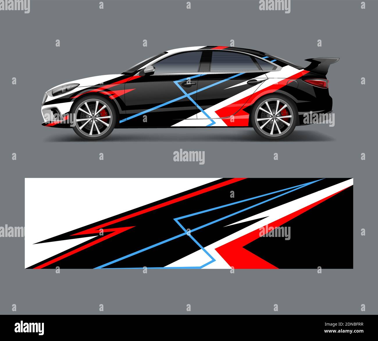 graphic abstract racing designs for vehicle Sticker vinyl wrap. Car ...
