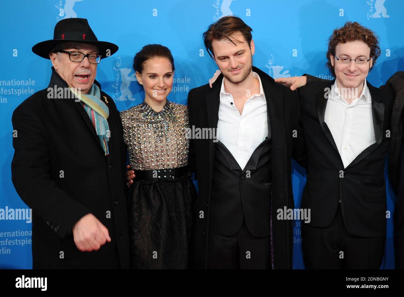 Festival director Dieter Kosslick, actress Natalie Portman, director ...