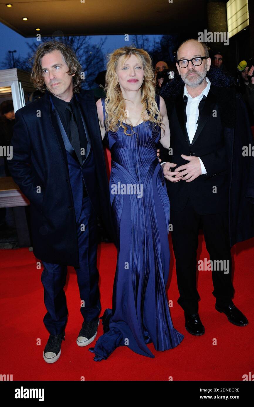 Brett Morgen, Courtney Love and Michael Stipe attending the 'Cobain ...