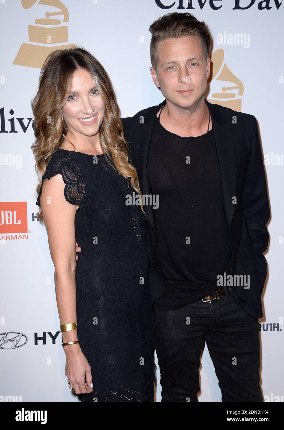 Ryan Tedder and Genevieve Tedder attend the Pre-GRAMMY Gala and Salute ...