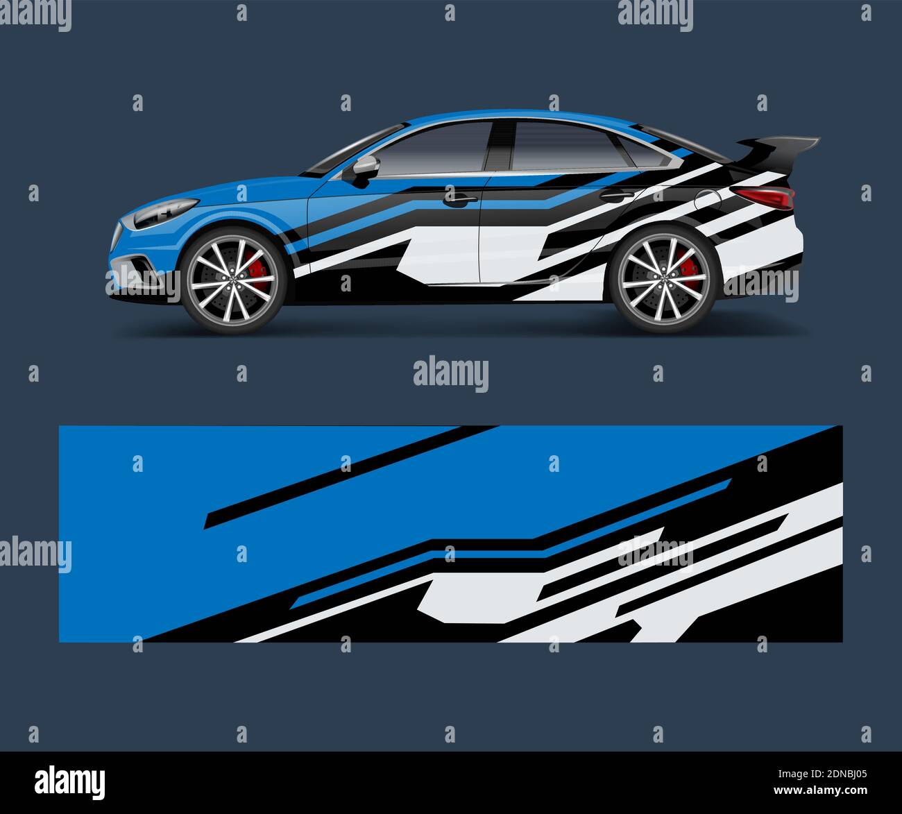 Car decal graphic vector wrap vinyl sticker. Graphic abstract wave ...