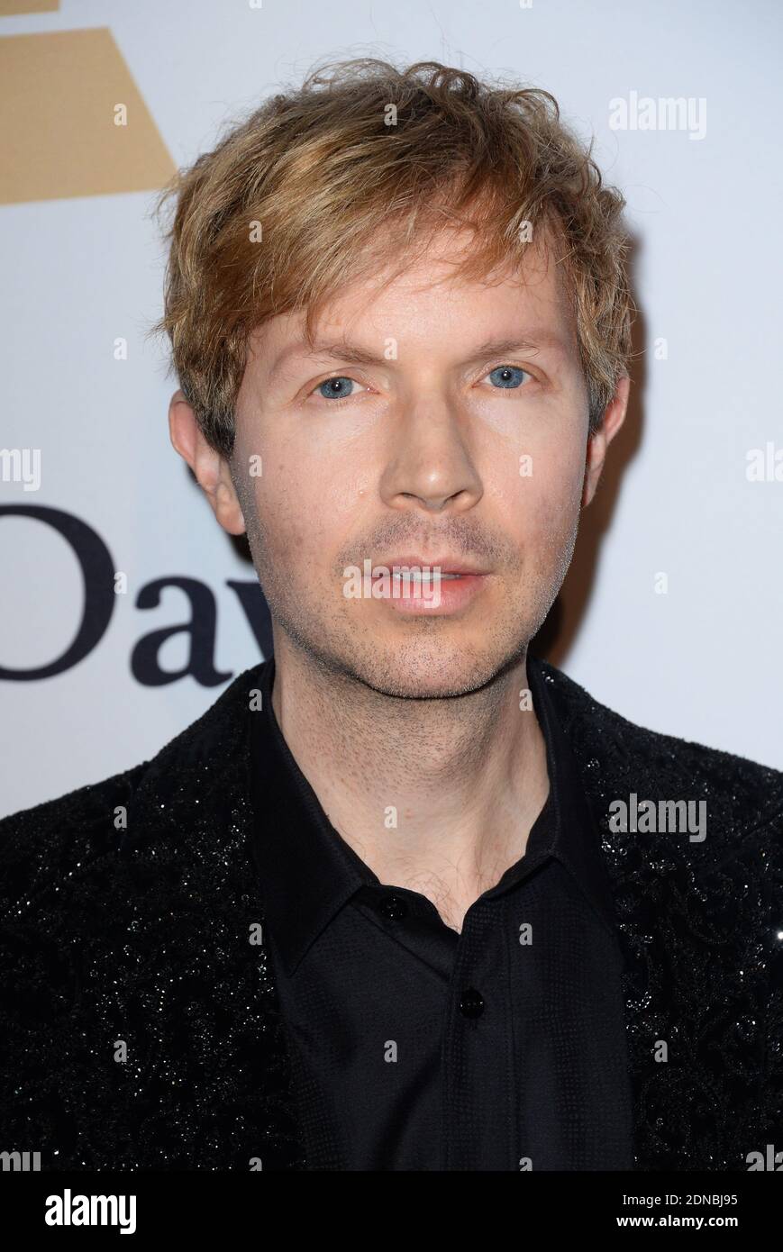 Beck attends the Pre-GRAMMY Gala and Salute To Industry Icons honoring ...