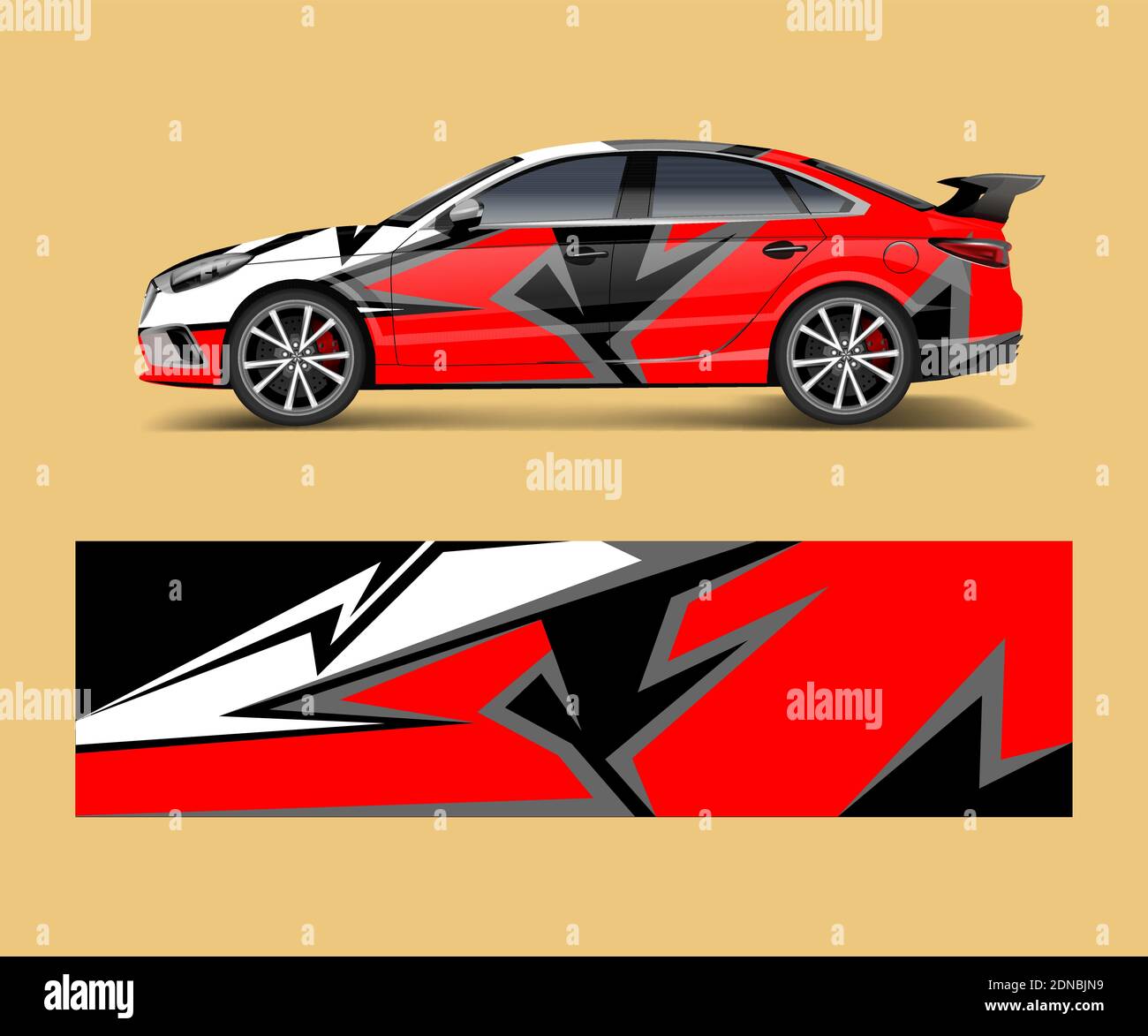 Sport car racing wrap design. vector design. abstract Racing graphic ...