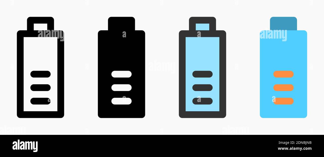 60 percent battery level icon vector suitable for battery indicator ...