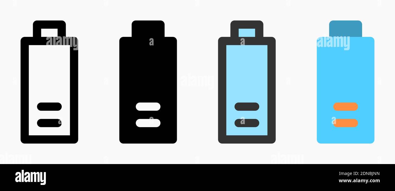 40 percent battery level icon vector suitable for battery indicator ...