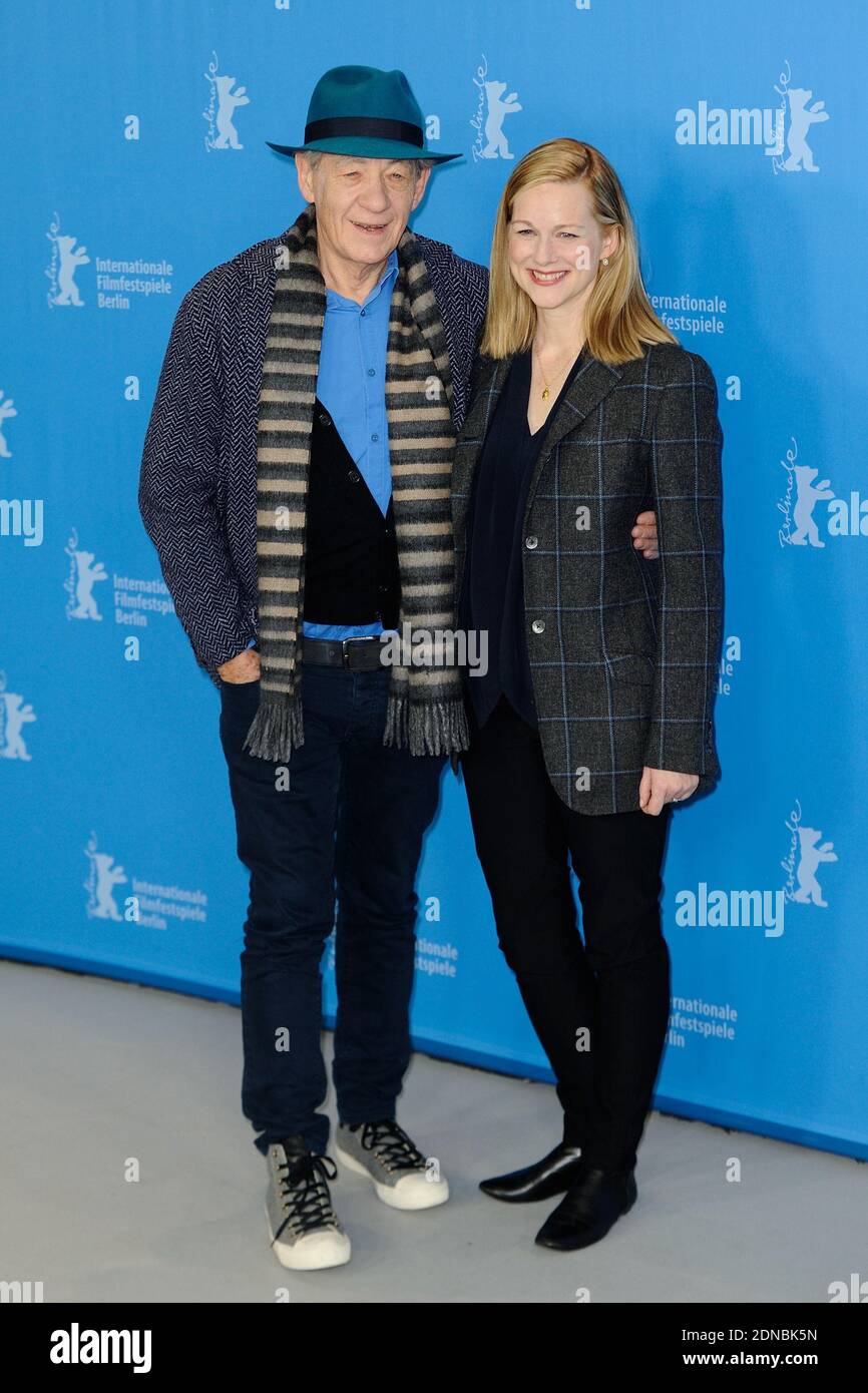 Ian McKellen and Laura Linney attending the 'Mister Holmes' Photocall ...