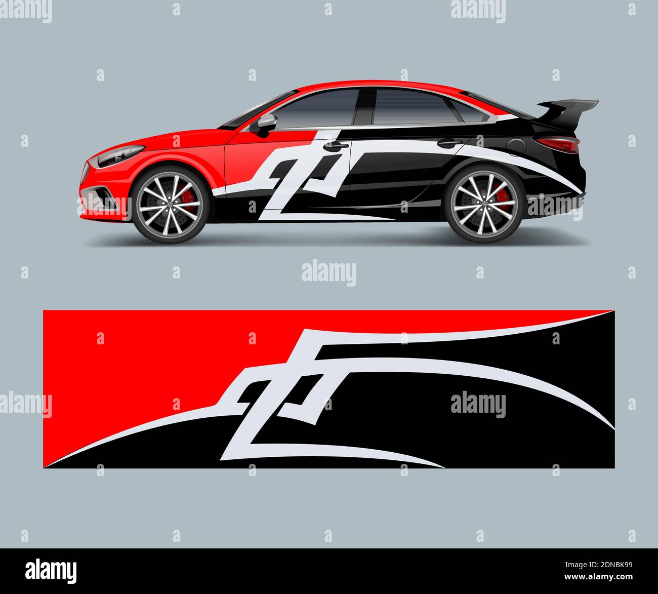 Car Stickers Design For Black Car