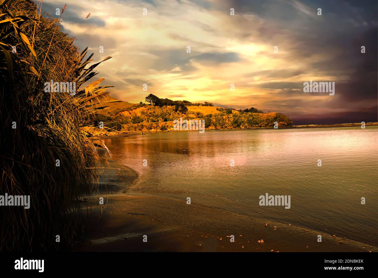 Coastal Vista Awakino, Taranaki, New Zealand Stock Photo - Alamy