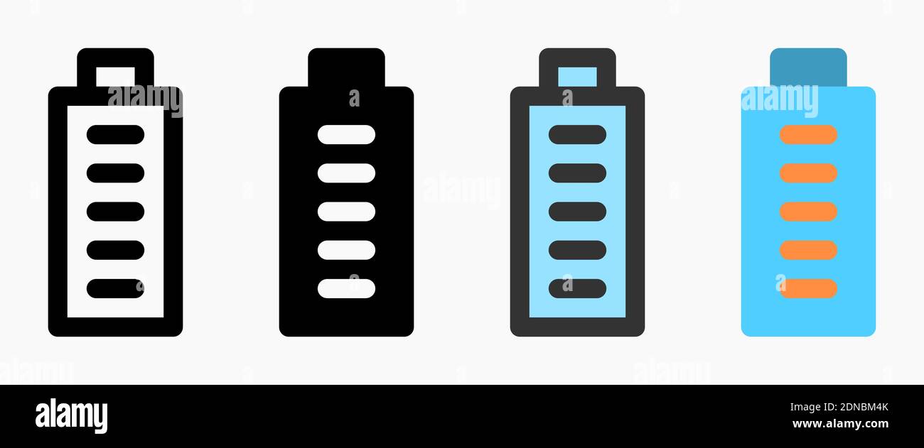 100 percent battery level icon vector suitable for battery indicator ...