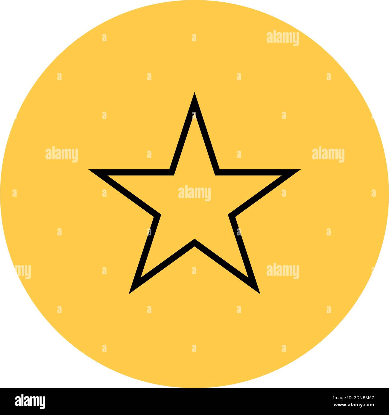 Isolated star point digital marketing icon- Vector Stock Vector Image ...