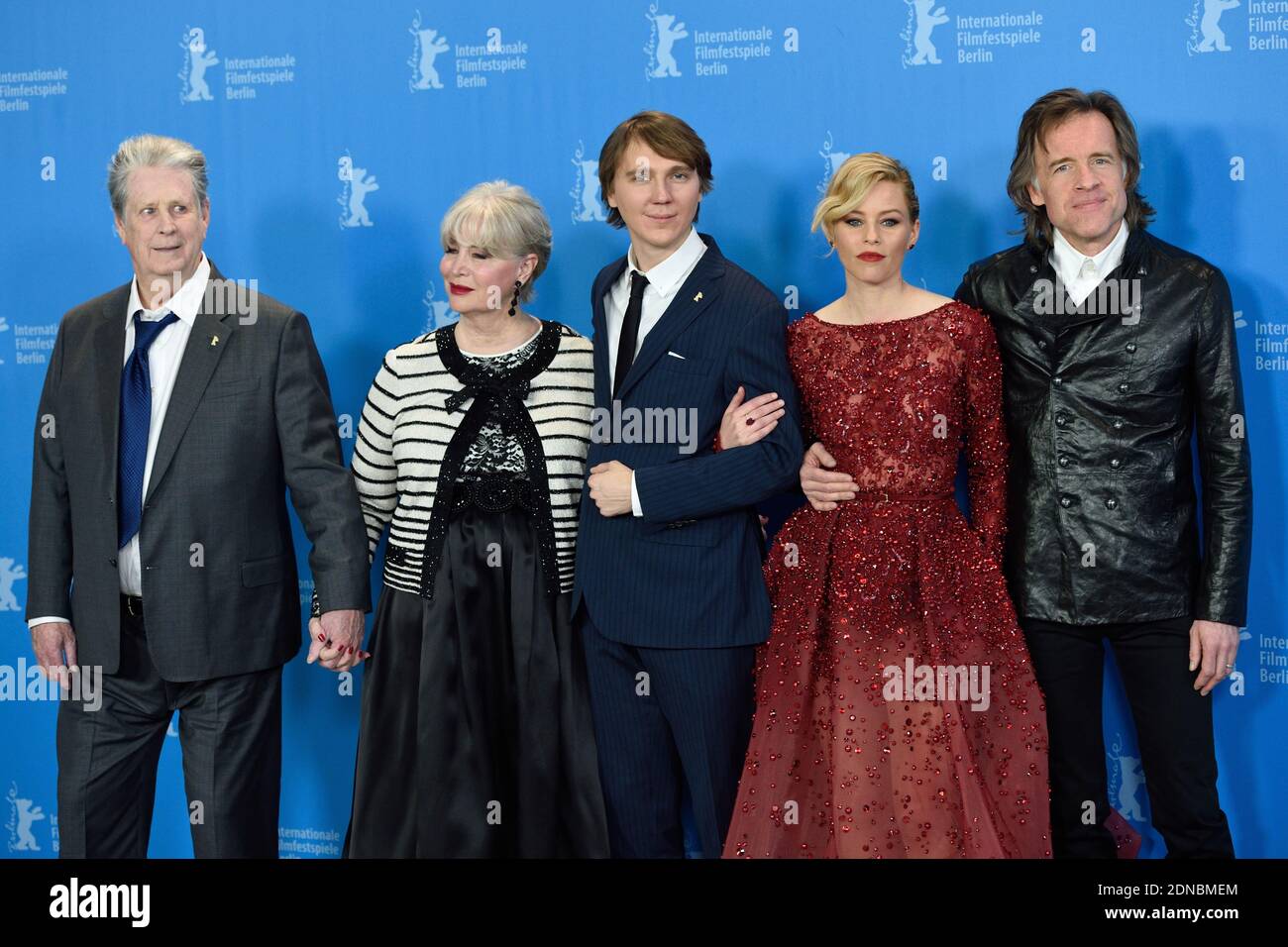 Producer Brian Wilson, his wife Melinda Ledbetter, Dino Jonaeter ...