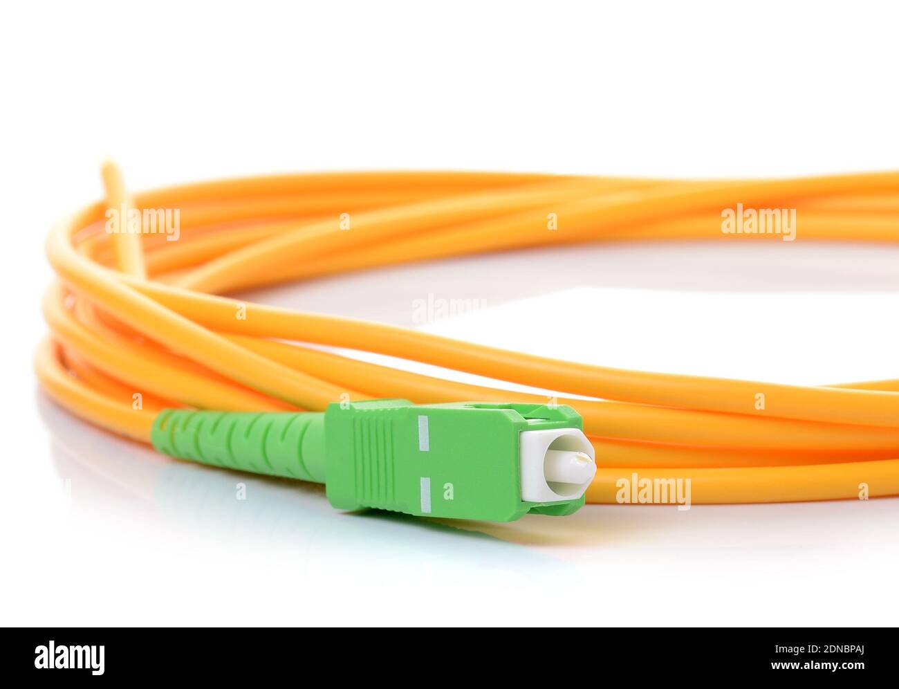 Fiber optic communication cable Cut Out Stock Images & Pictures - Alamy