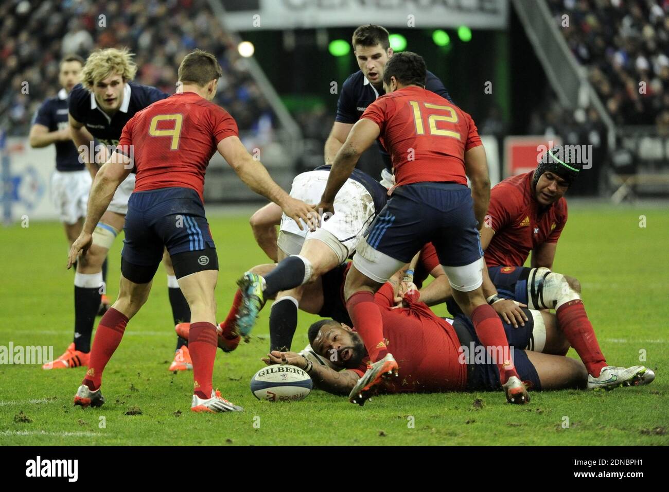 France's Mathieu Bastareaud during the RBS Six Nations rugby match ...