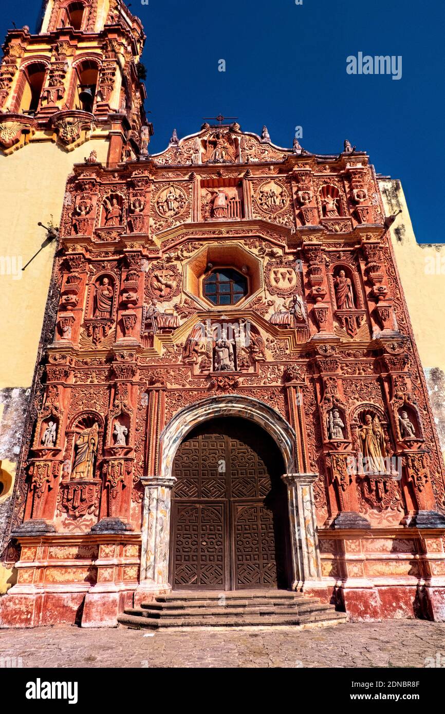 The Misión Santa María del Agua de Landa Franciscan mission in the ...