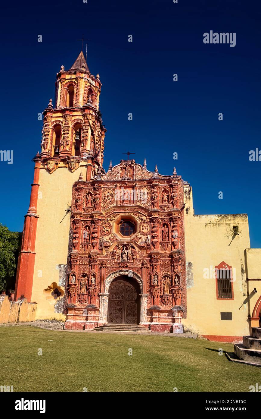 The Misión Santa María del Agua de Landa Franciscan mission in the ...
