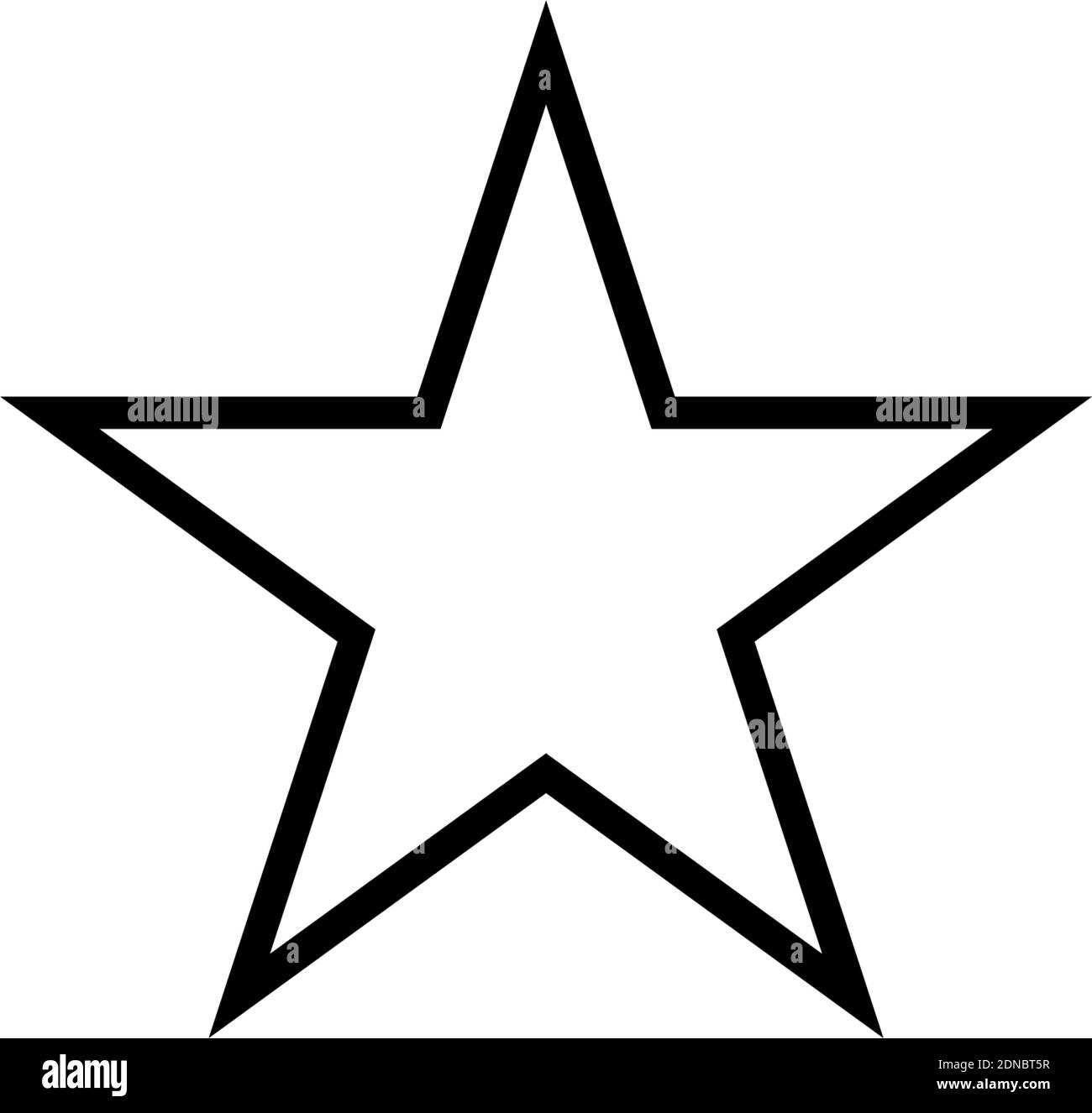 Isolated star point financials draw digital marketing icon- Vector ...