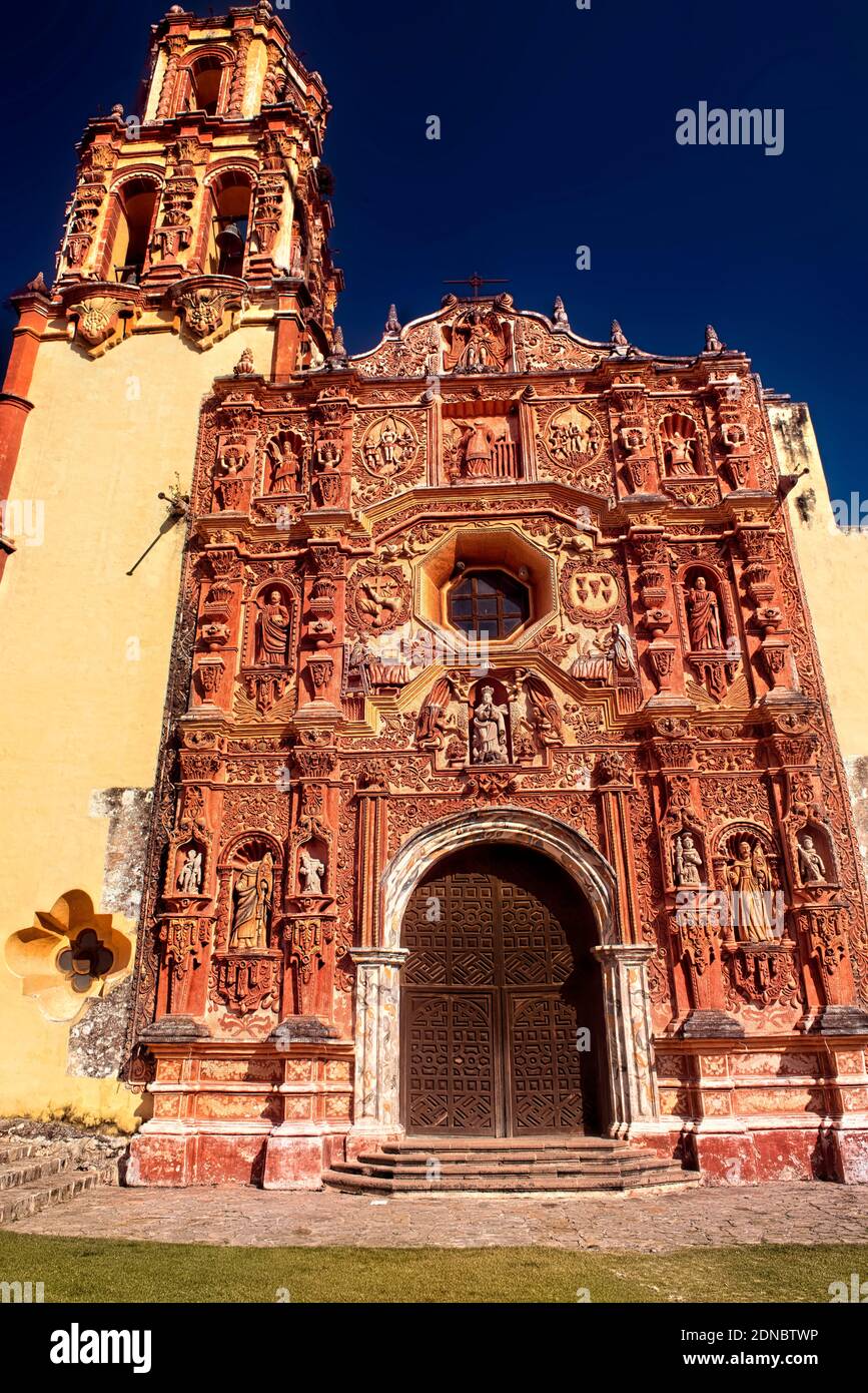 The Misión Santa María del Agua de Landa Franciscan mission in the ...