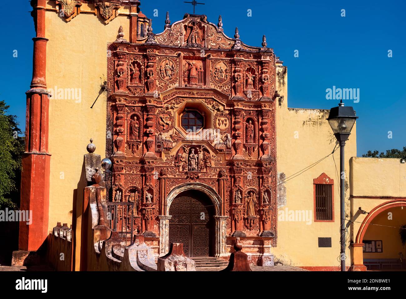 The Misión Santa María del Agua de Landa Franciscan mission in the ...