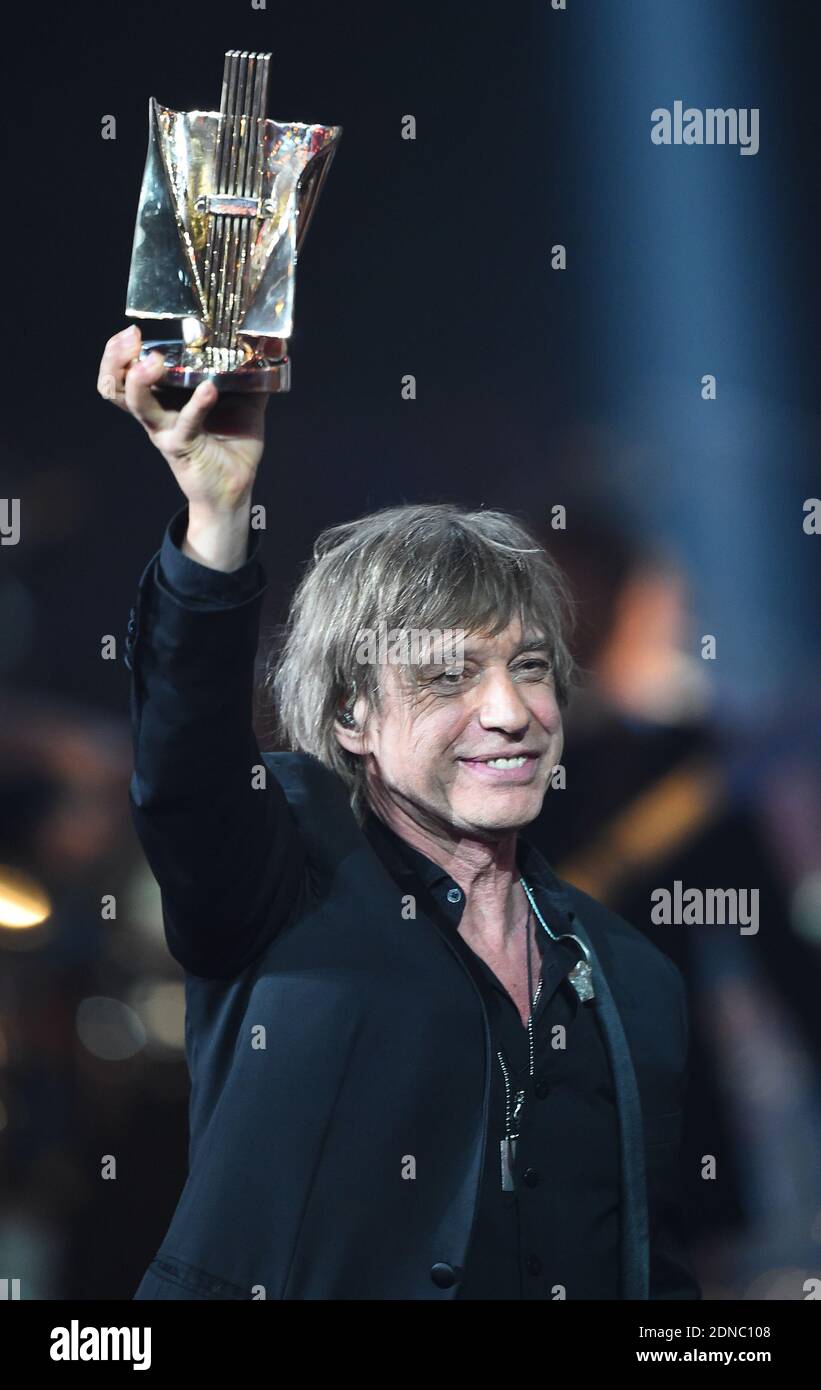Jean-Louis Aubert attending the 30th Victoires de la Musique ceremony ...