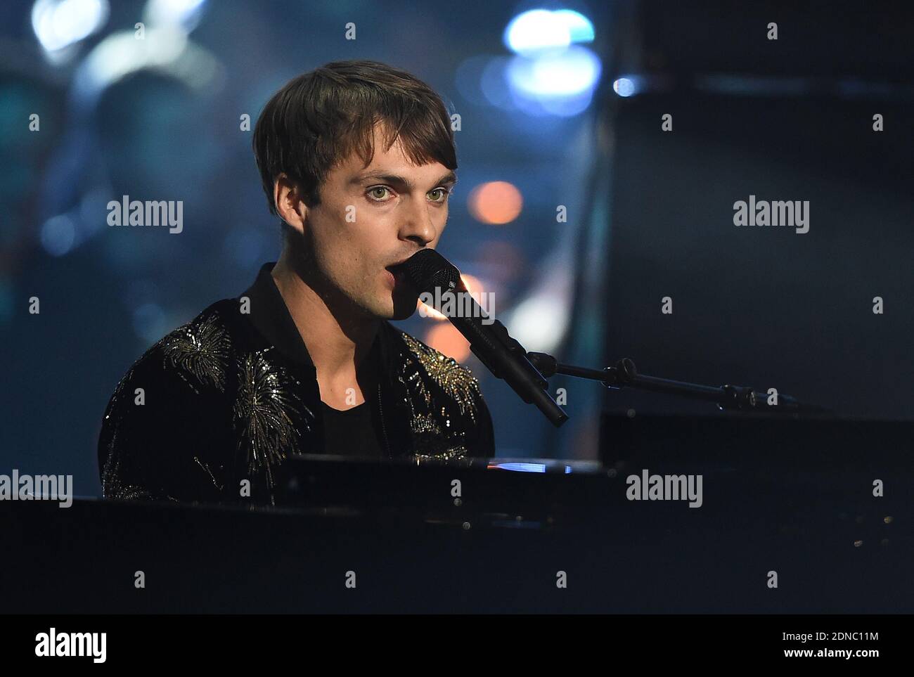 attending the 30th Victoires de la Musique ceremony held at the Zenith ...