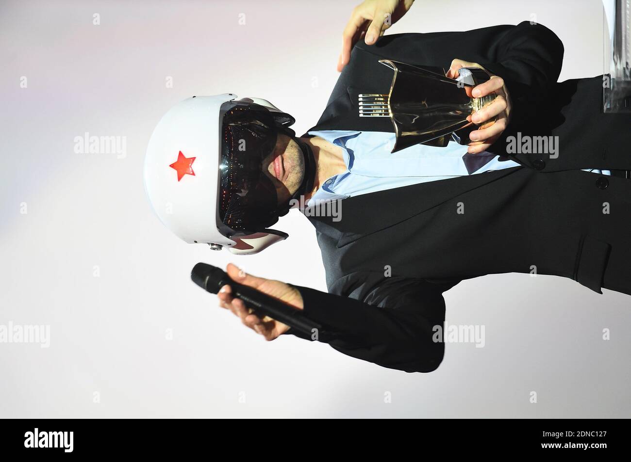 Cascadeur attending the 30th Victoires de la Musique ceremony held at ...