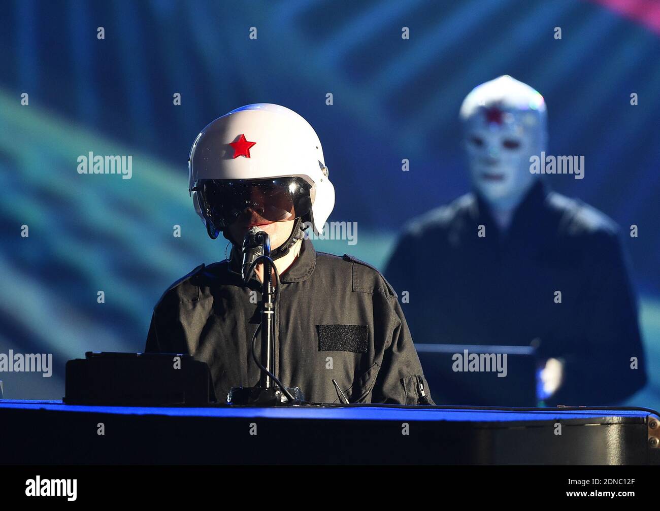 Cascadeur attending the 30th Victoires de la Musique ceremony held at ...