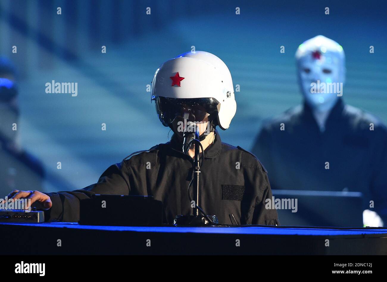 Cascadeur attending the 30th Victoires de la Musique ceremony held at ...