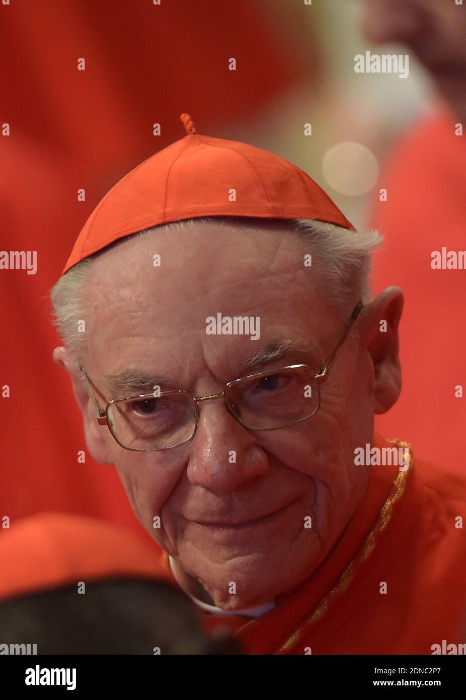 French cardinal Paul Poupard attends a consistory ceremony at the ...