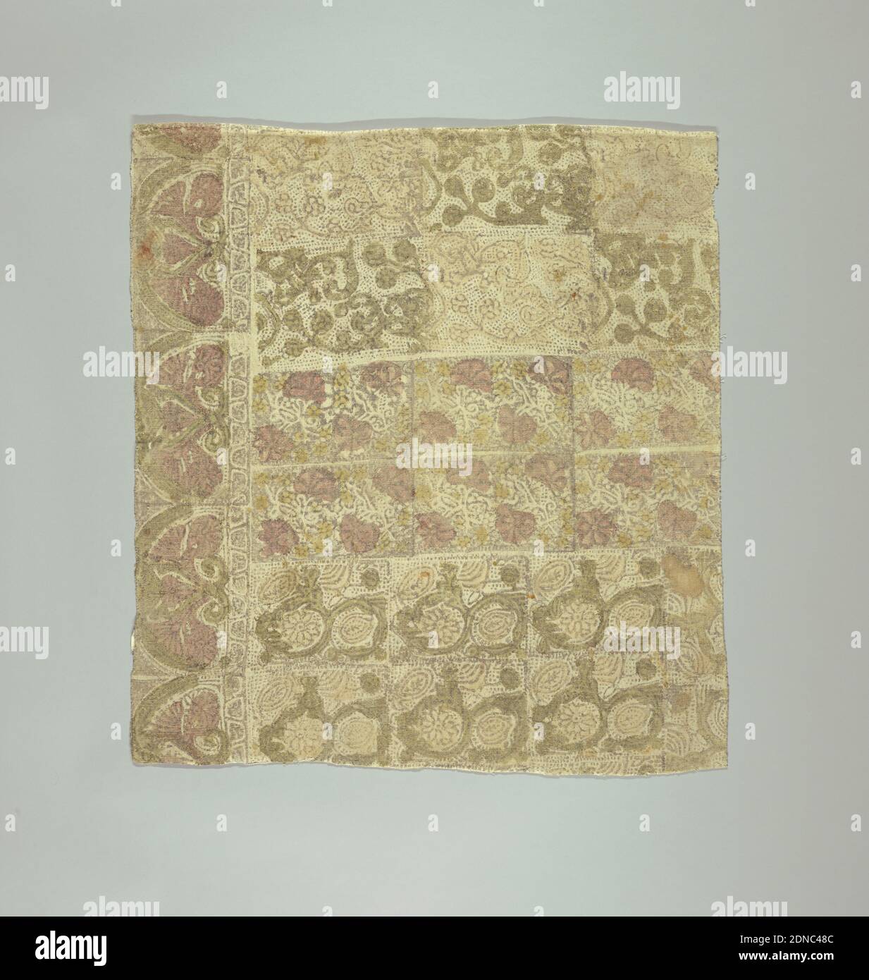 Textile, Spain, 18th–19th century, printed, dyed & painted textiles ...