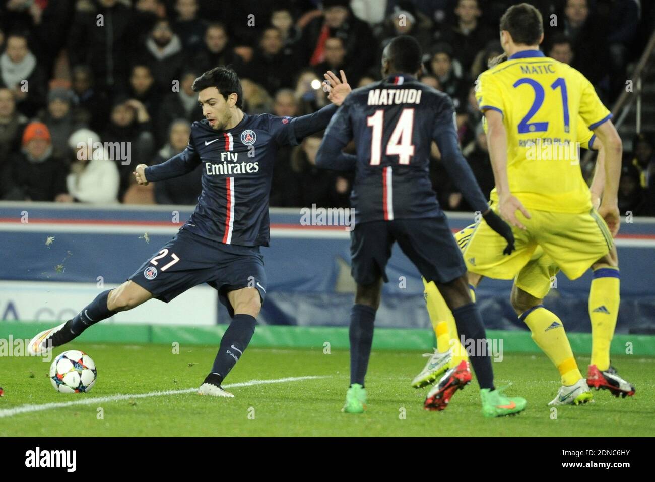 Psg's Javier Pastore during the UEFA champions League fourth round ...