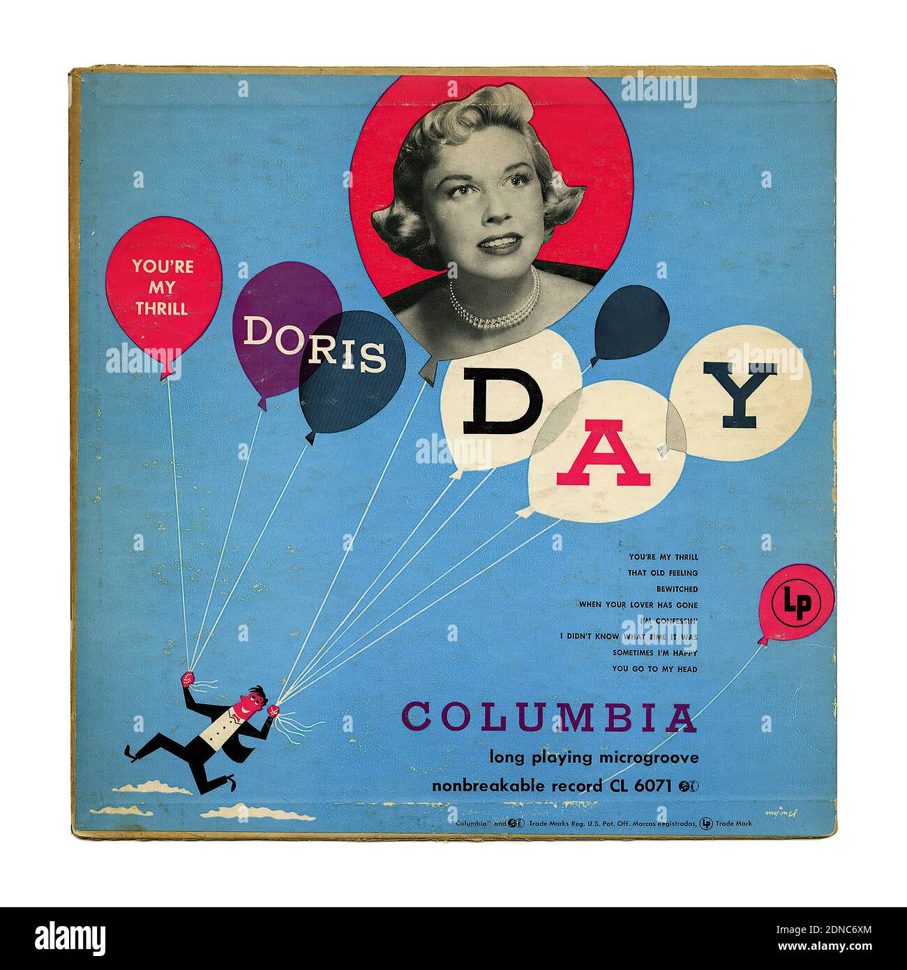 You're My Thrill - Vintage Record Cover Stock Photo - Alamy