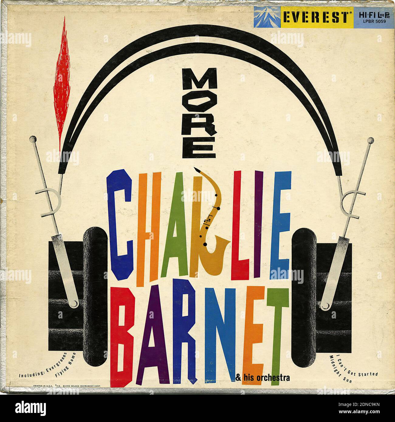 More Charlie Barnet - Vintage Record Cover Stock Photo - Alamy