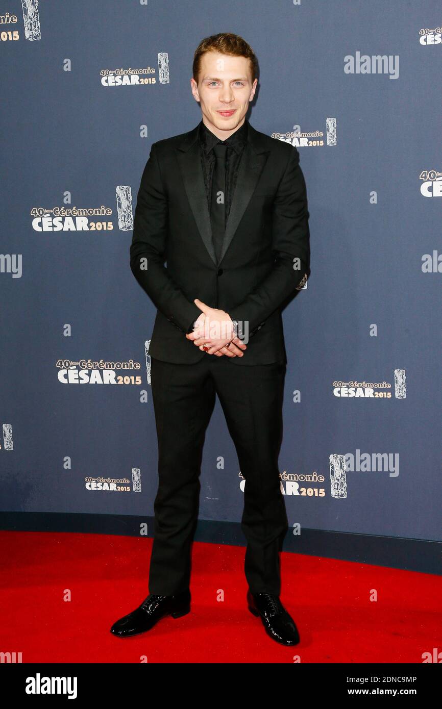 Kevin Azais arriving at the 40th Annual Cesar Film Awards ceremony held ...
