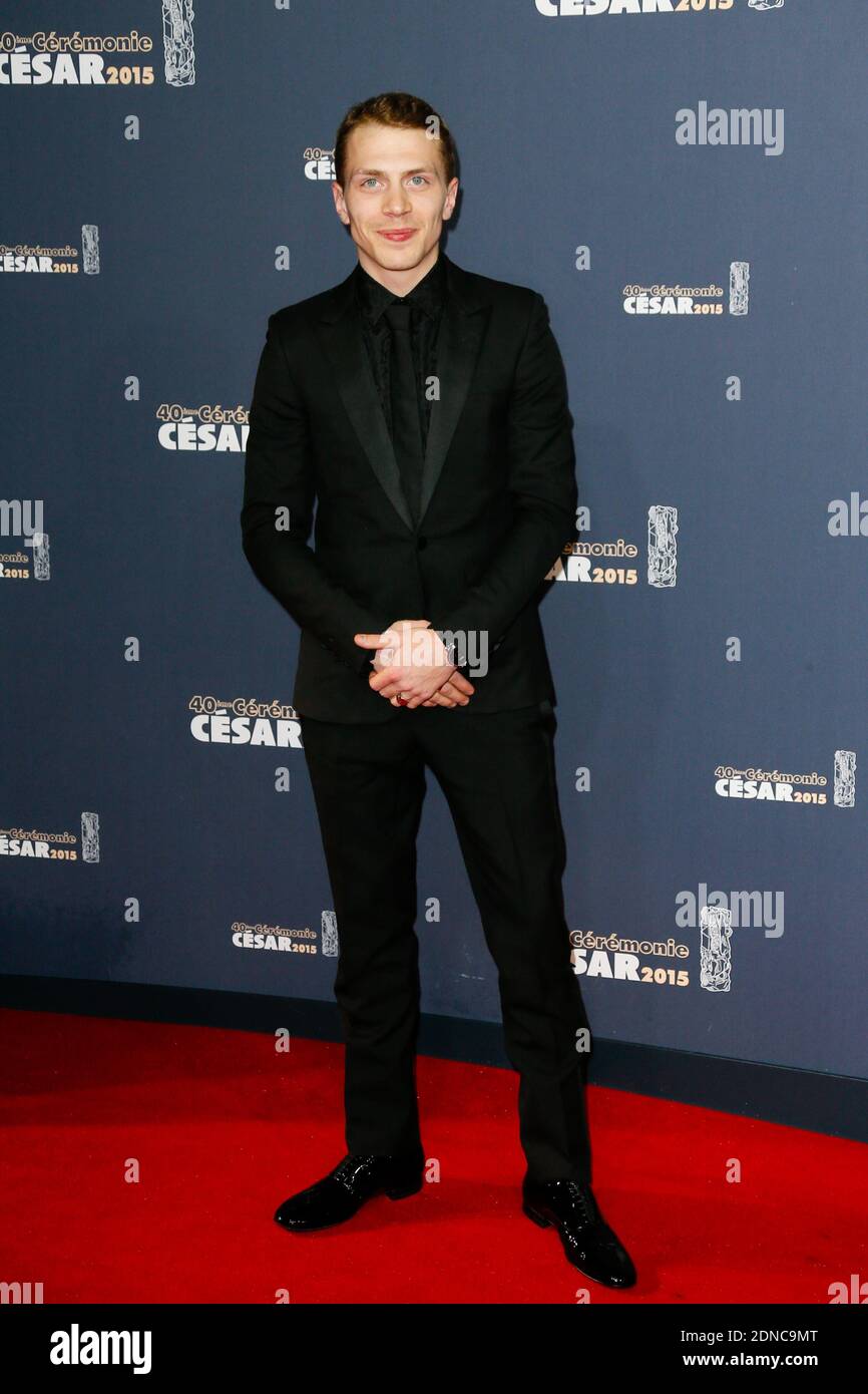 Kevin Azais arriving at the 40th Annual Cesar Film Awards ceremony held ...