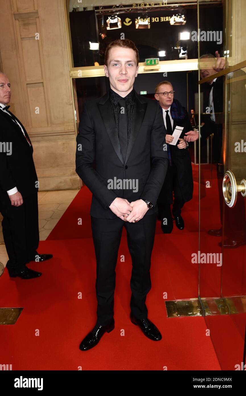 Kevin Azais arriving at the 40th Annual Cesar Film Awards ceremony held ...