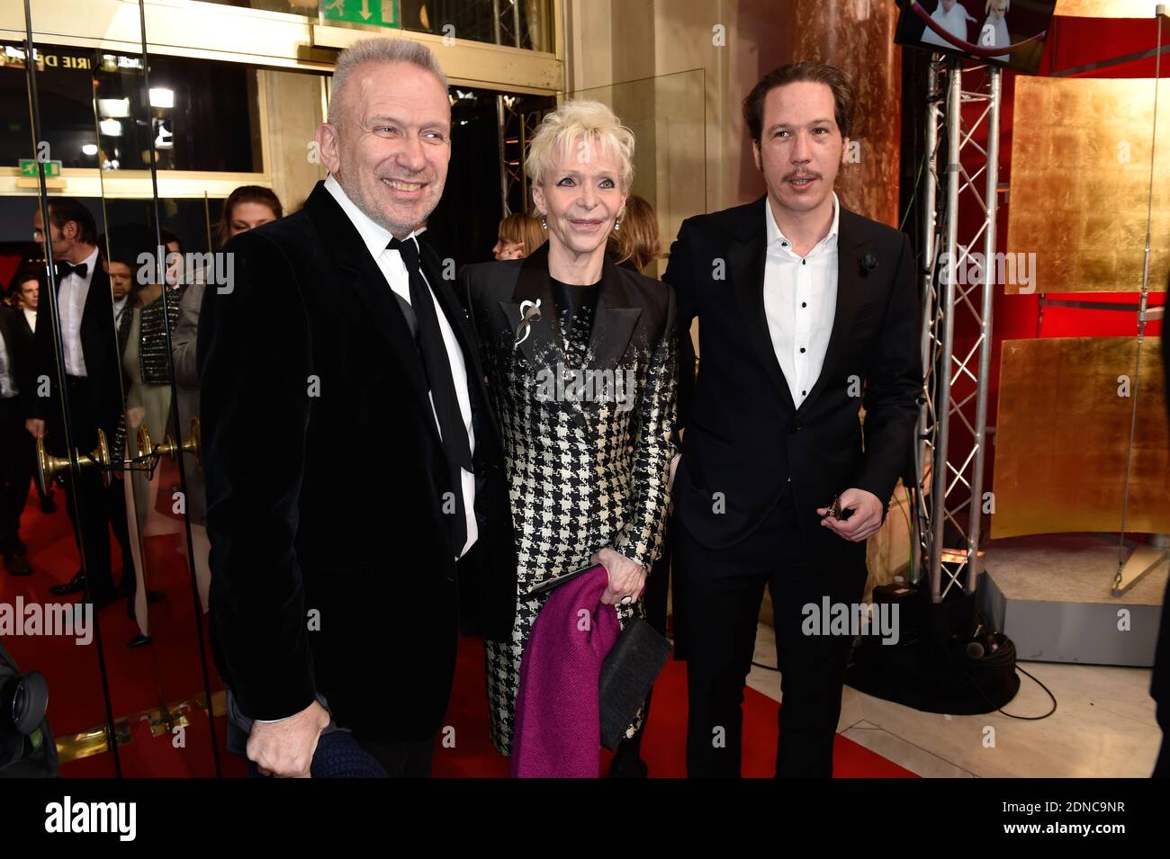 Jean-Paul Gaultier, Tonie Marshall, Reda Kateb arriving at the 40th ...