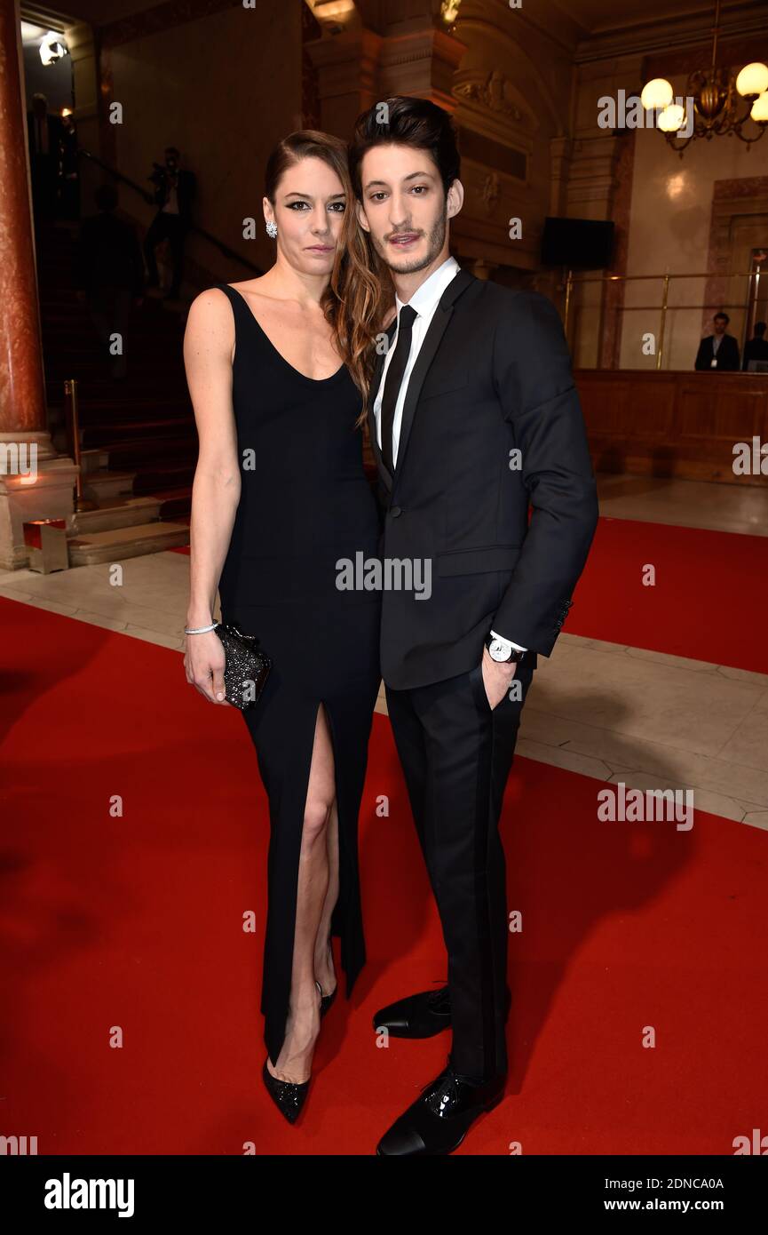 Pierre Niney arriving at the 40th Annual Cesar Film Awards ceremony ...