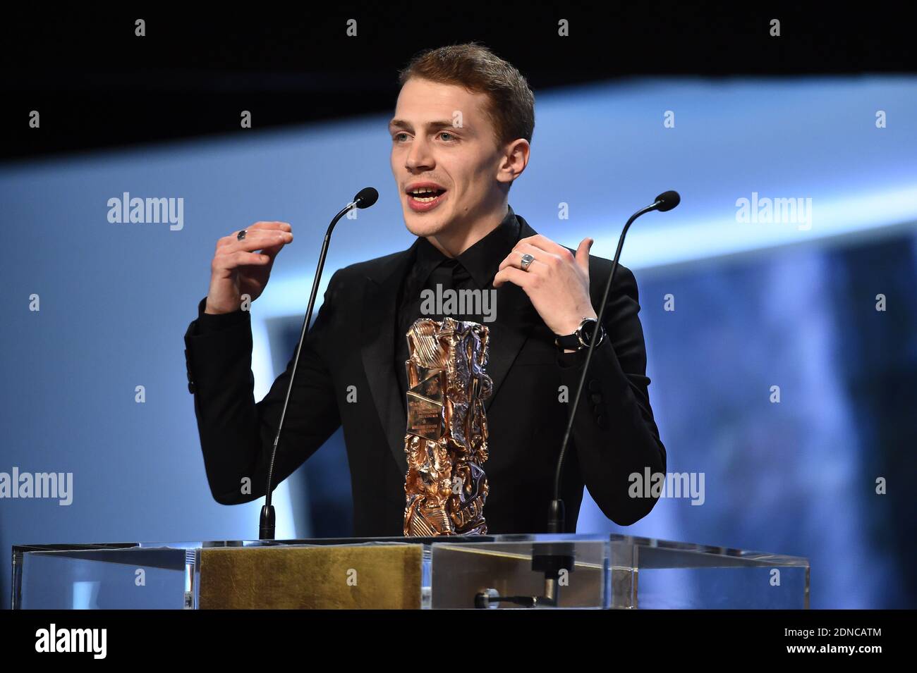 Kevin Azais attending the 39th Annual Cesar Film Awards ceremony held ...