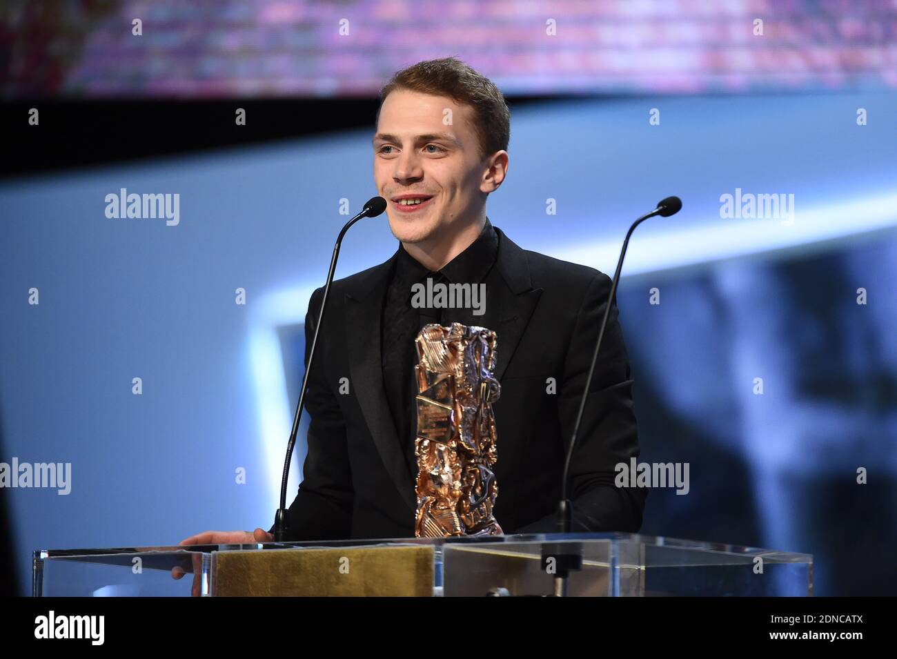 Kevin Azais attending the 39th Annual Cesar Film Awards ceremony held ...
