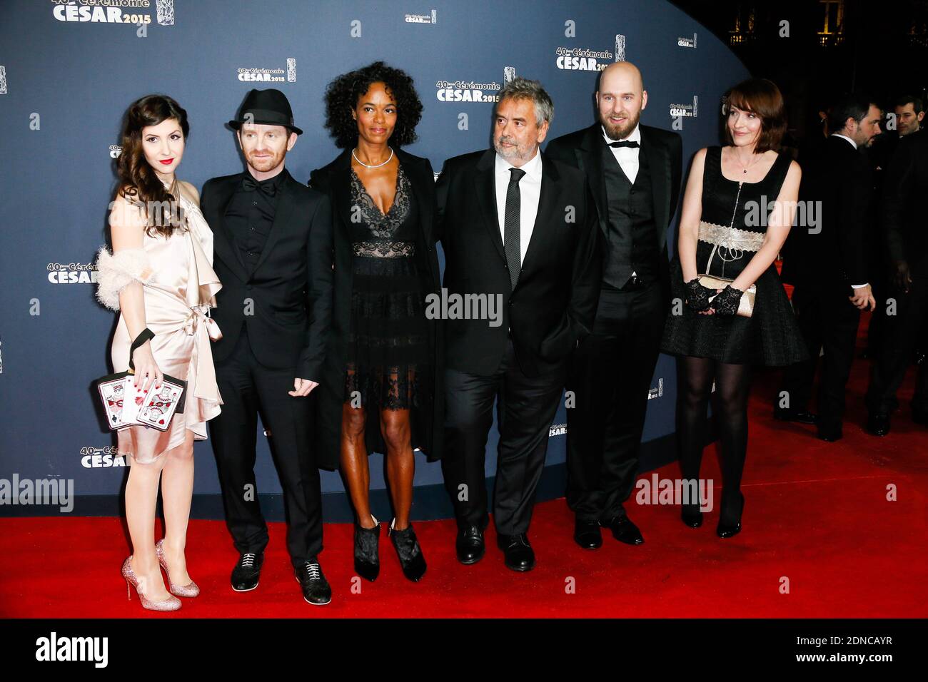 Luc Besson and his wife producer Virginie Silla and cast arriving at ...